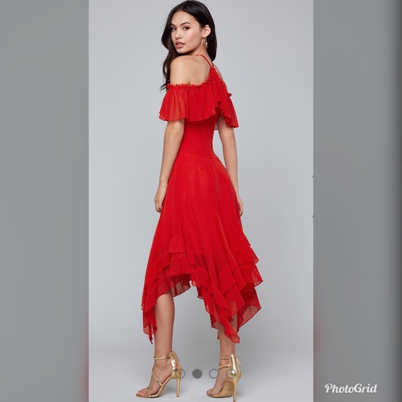 bebe | Dresses | Bebe Red Dress | Poshmark